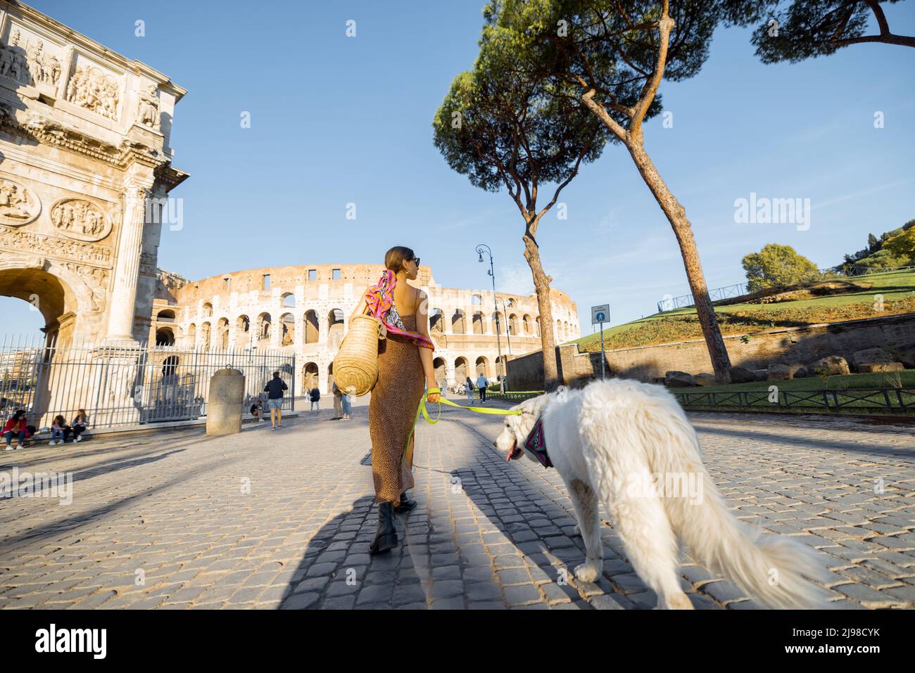 Arch constantine near coliseum hi-res stock photography and images - Alamy