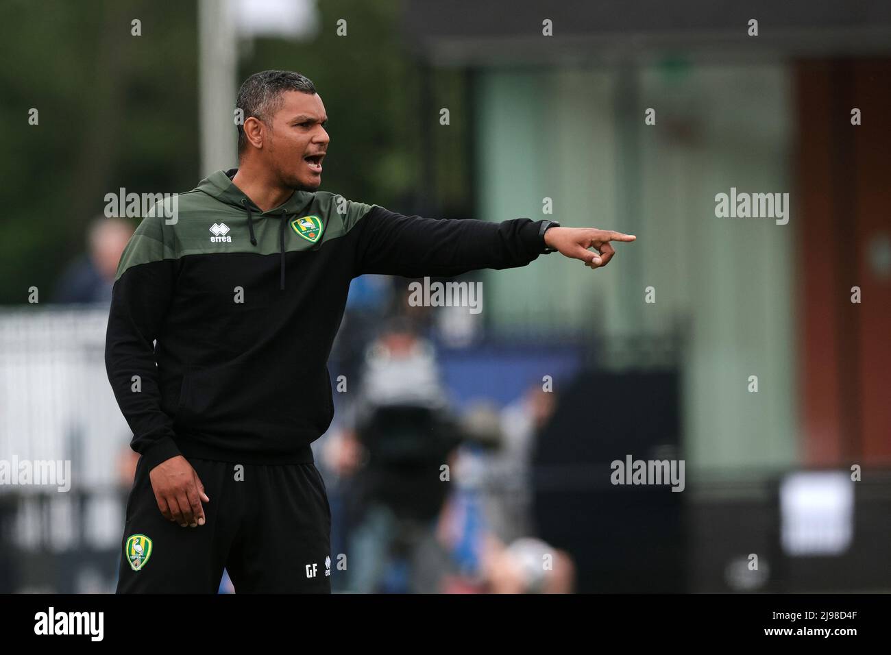 EINDHOVEN - ADO Den Haag coach Giovanni Franken during the Dutch play ...