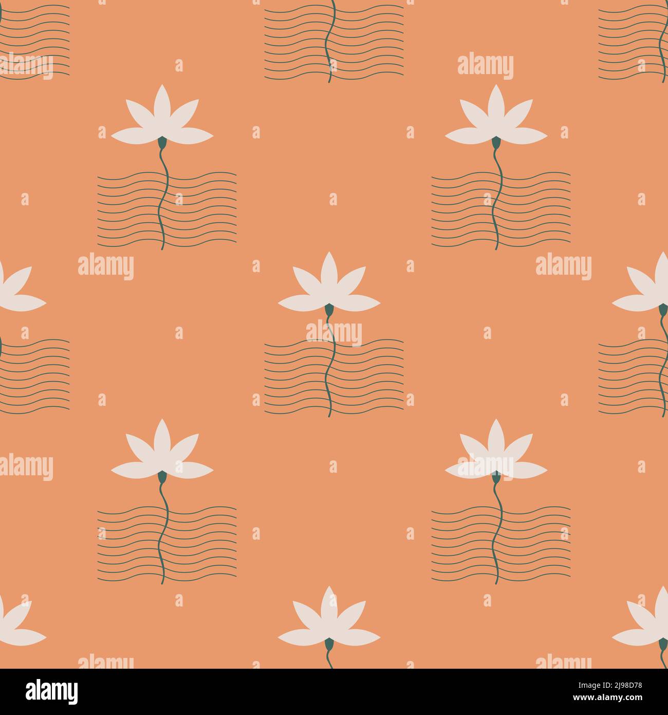 Pattern on surface lotus Stock Vector Images - Alamy