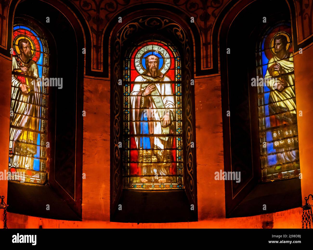 Saints Paul Titus Stained Glass Saint Paul Church Eglise Sainit Paul ...
