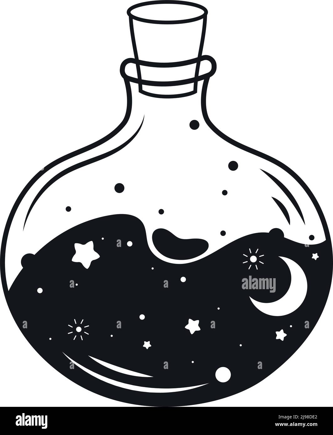 Minimalist ink bottle art Stock Vector Images - Alamy