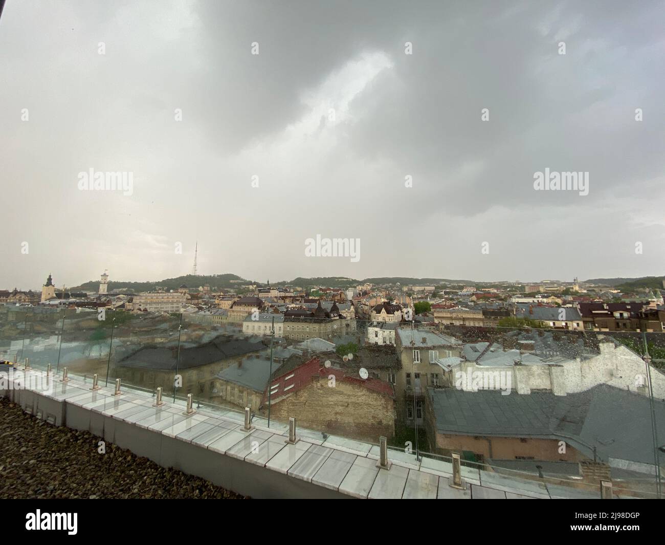 The modern city of Lviv in western Ukraine with ancient European ...