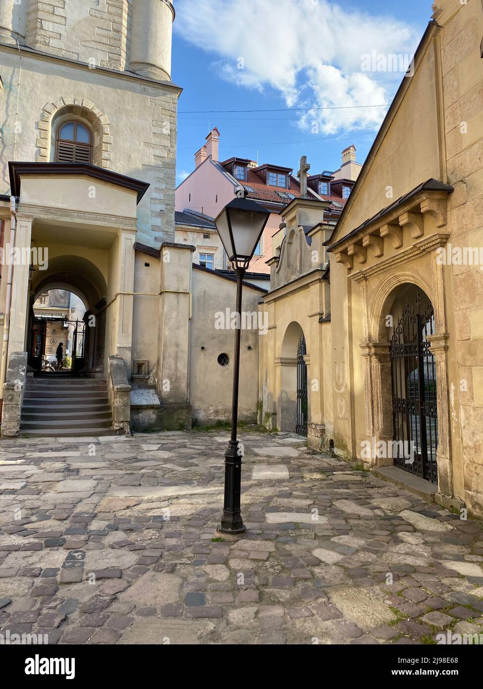 The modern city of Lviv in western Ukraine with ancient European ...