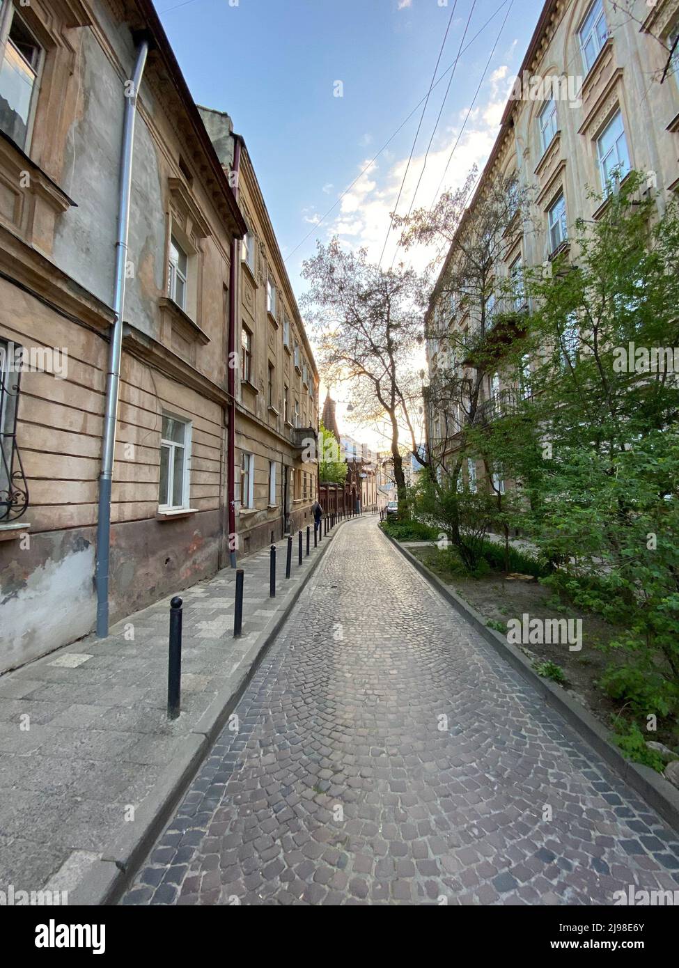The modern city of Lviv in western Ukraine with ancient European ...