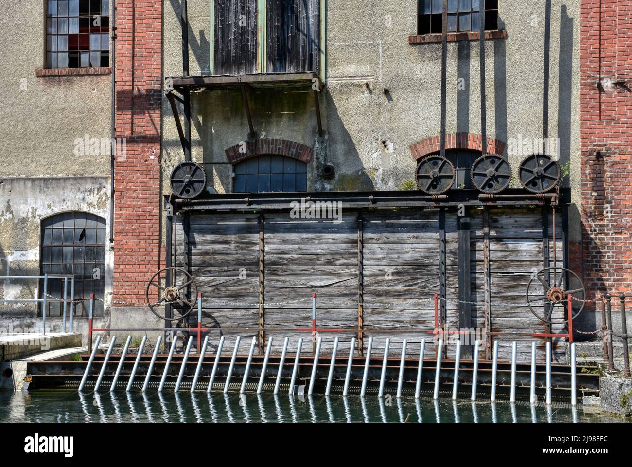 Haunoldmühle, Obergrünburg, Industriedenkmal, Produktionshalle ...
