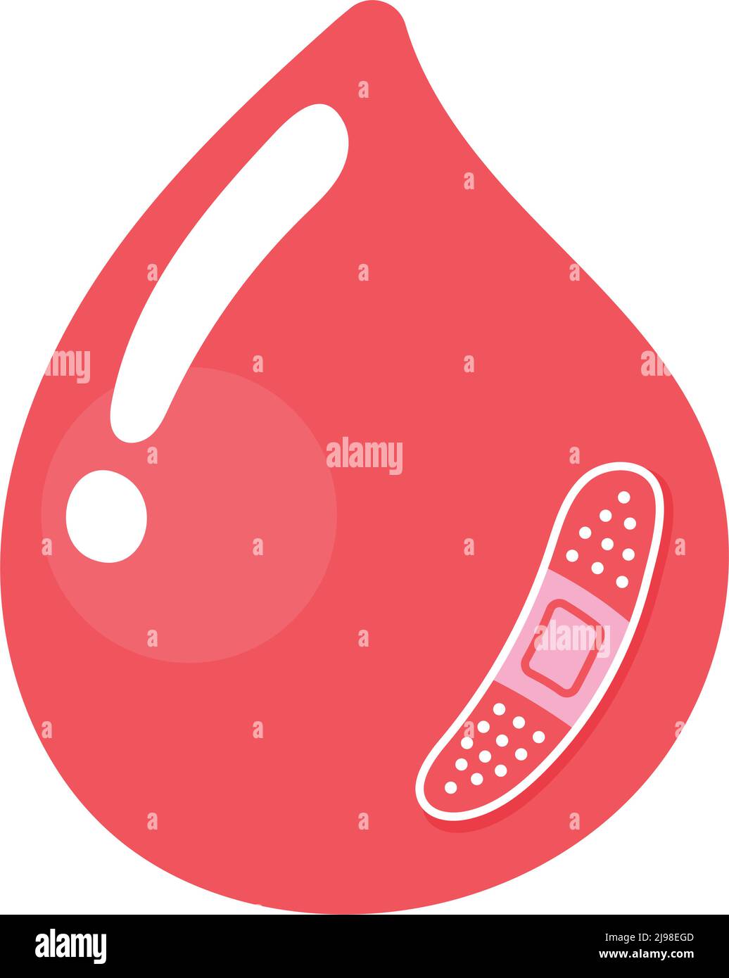 blood drop with cureband icon Stock Vector Image & Art - Alamy