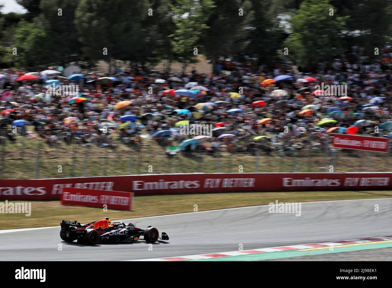 Sergio Perez (MEX) Red Bull Racing RB18. Spanish Grand Prix, Saturday ...
