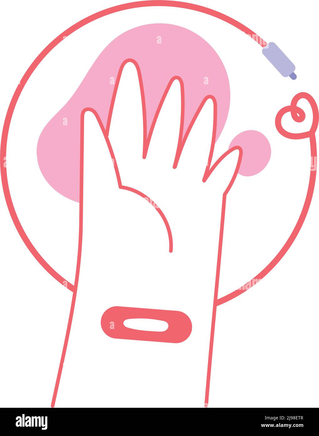 donor hand with cureband icon Stock Vector Image & Art - Alamy