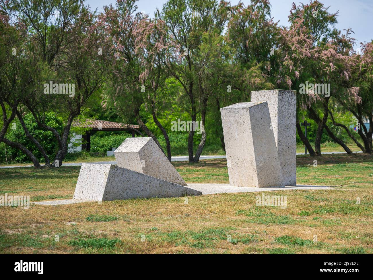 Pointe de Grave, Gironde, France – A memorial to the Royal Marines on ...