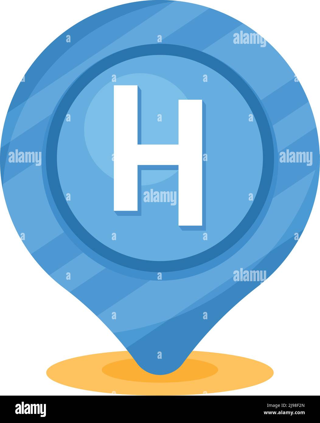 hotel pin pointer location icon Stock Vector Image & Art - Alamy