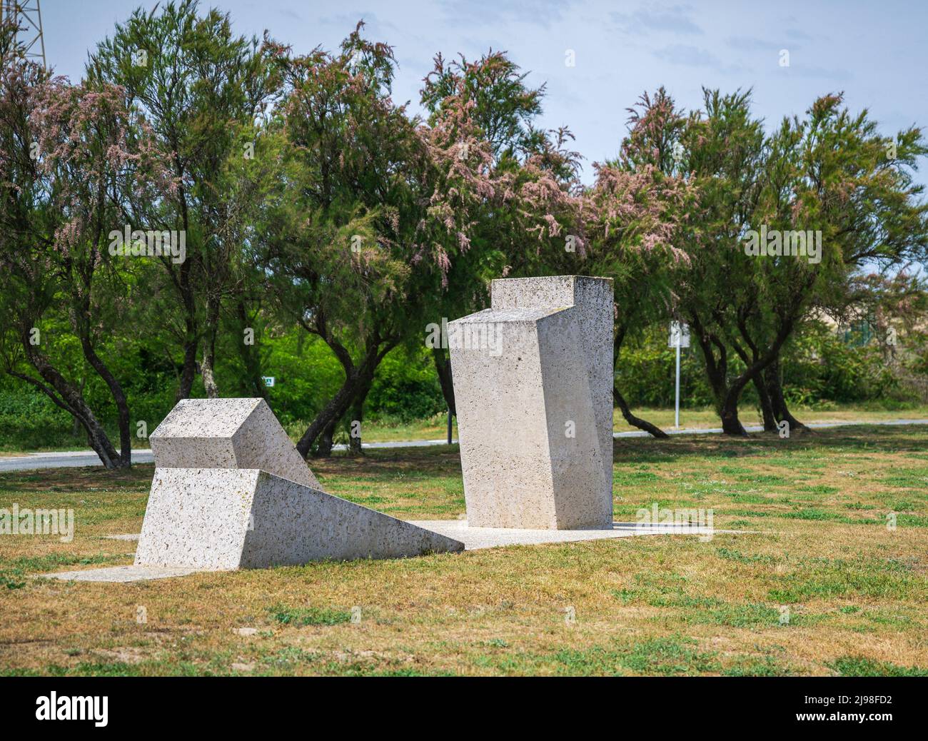 Pointe de Grave, Gironde, France – A memorial to the Royal Marines on ...