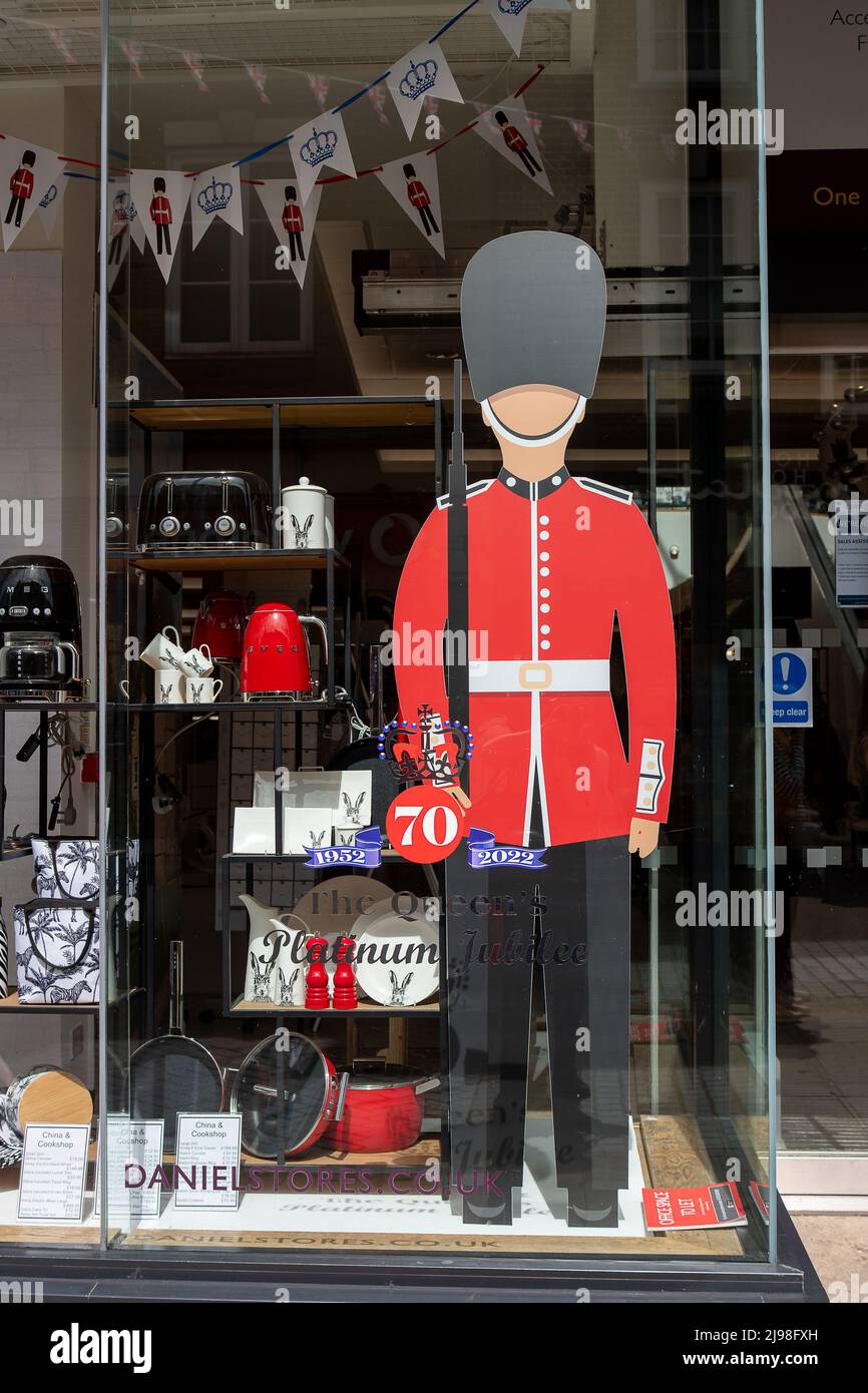 The window display of the daniel department store in windsor hi-res ...