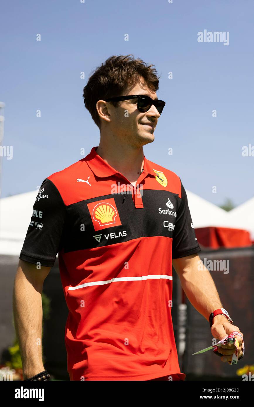 Charles leclerc f1 paddock hi-res stock photography and images - Alamy