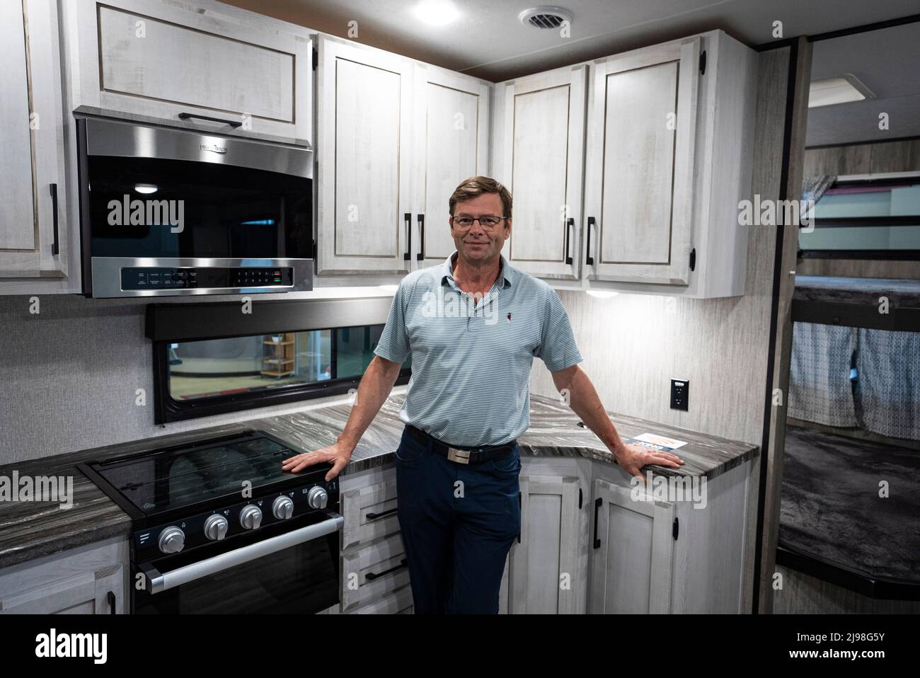 Bucars RV Centre general manager Jeff Redmond with new recreational ...