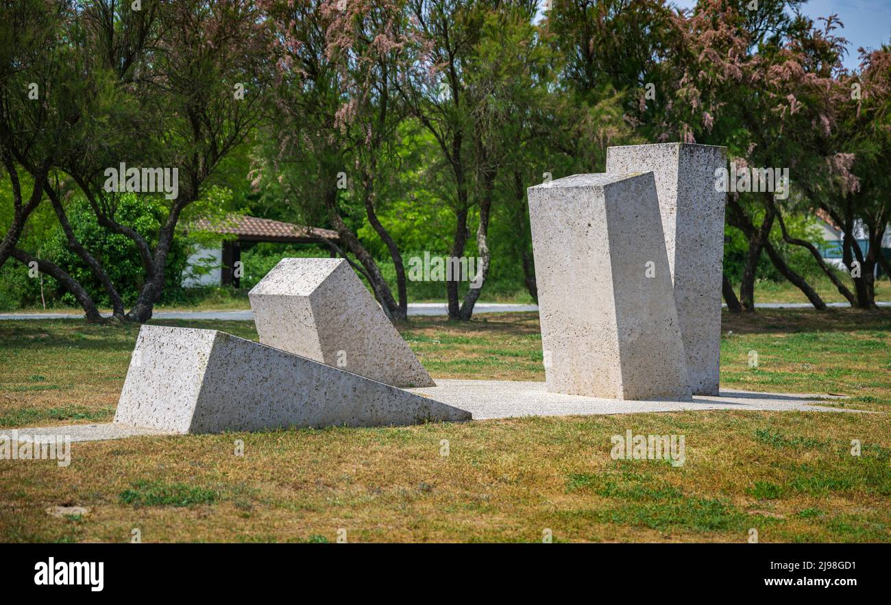 Pointe de Grave, Gironde, France – A memorial to the Royal Marines on ...