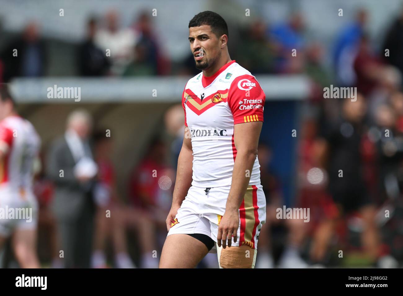 Fouad Yaha #5 of Catalans Dragons during the game Stock Photo - Alamy