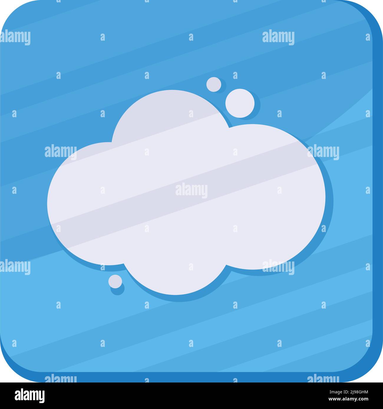cloud weather app button icon Stock Vector Image & Art - Alamy