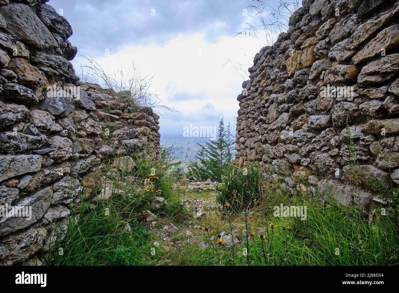 Archaeological complex of Arwaturo in the district of Ahuac, province ...
