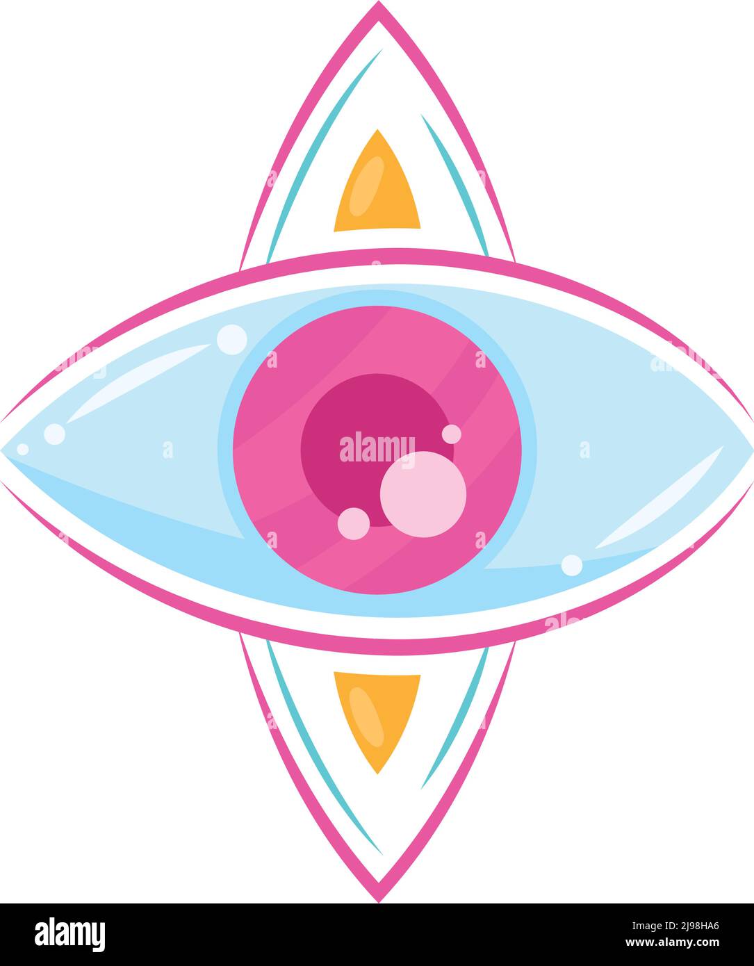 pink eye human optical icon Stock Vector Image & Art - Alamy