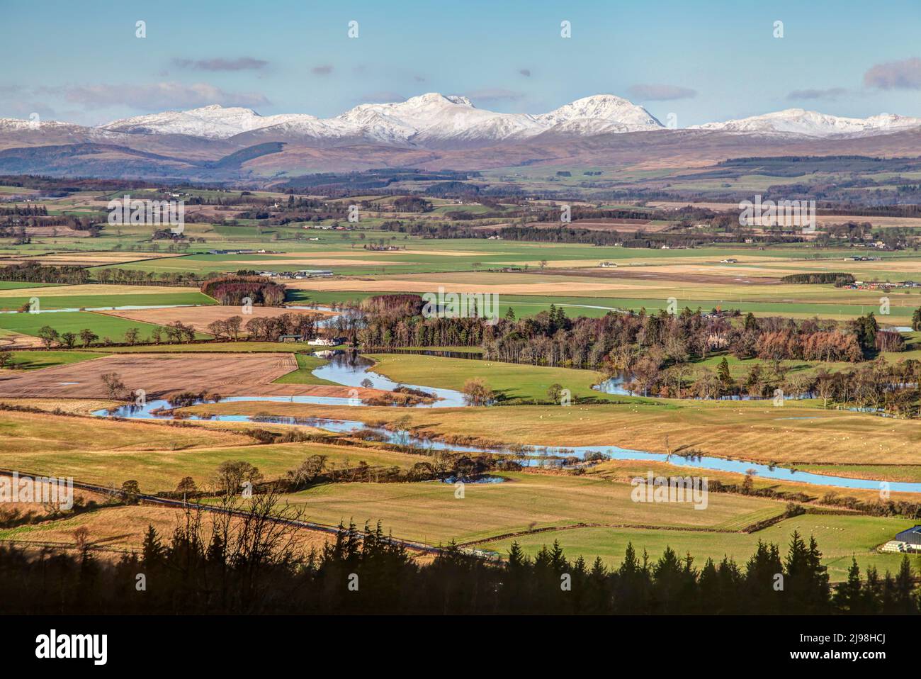 The Forth valley and estuary Stock Photo - Alamy