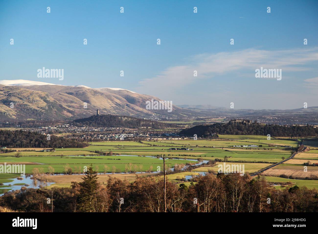 The Forth valley and estuary Stock Photo - Alamy
