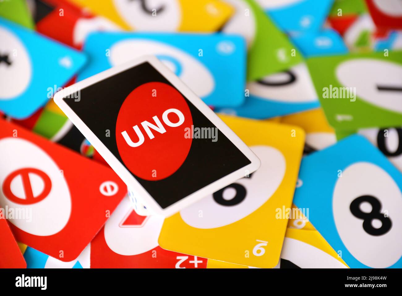 Uno card logo hi-res stock photography and images - Alamy
