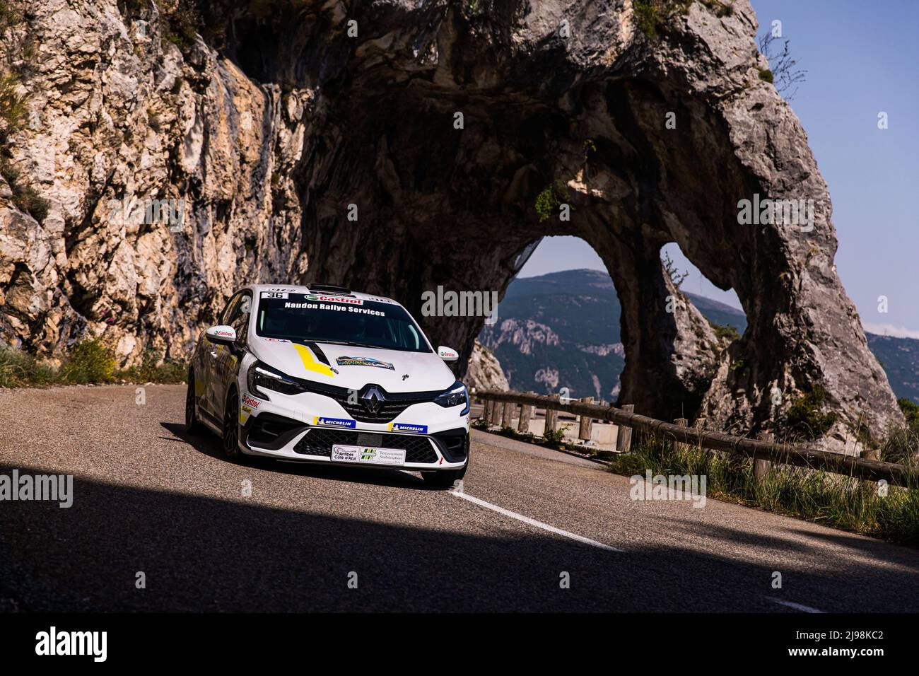 36 MAGNOU Patrick, VILLANOVA Anthony, Renault Clio RS Line, action during the Rallye Antibes ...