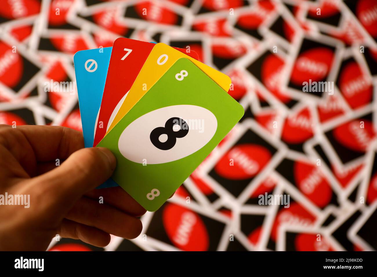 Uno card logo hi-res stock photography and images - Alamy