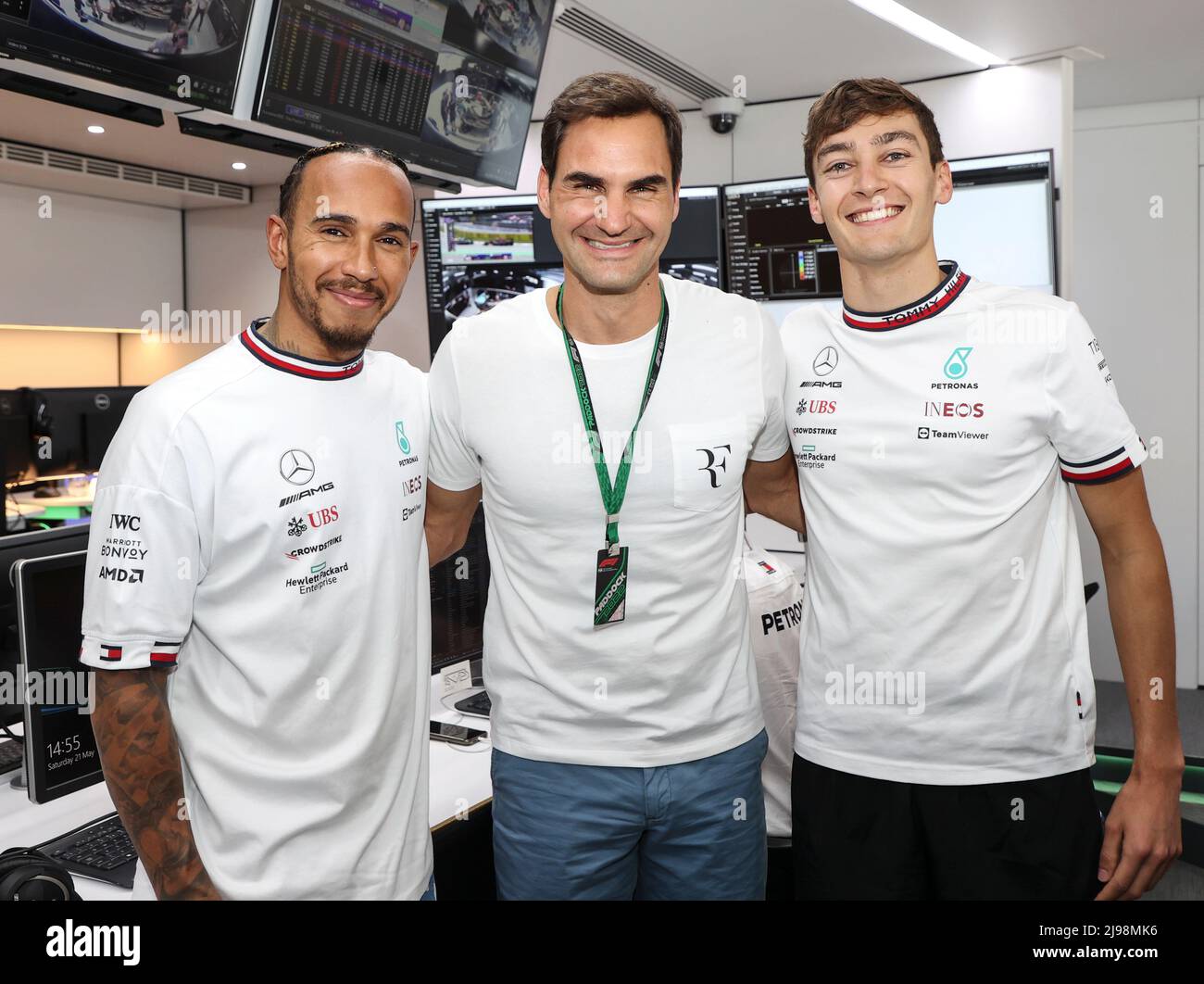 Roger federer and george russell hi-res stock photography and images ...