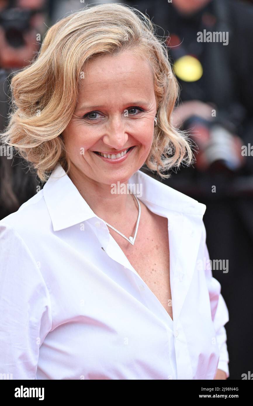 Caroline Roux attending the premiere of the movie Triangle Of Sadness ...