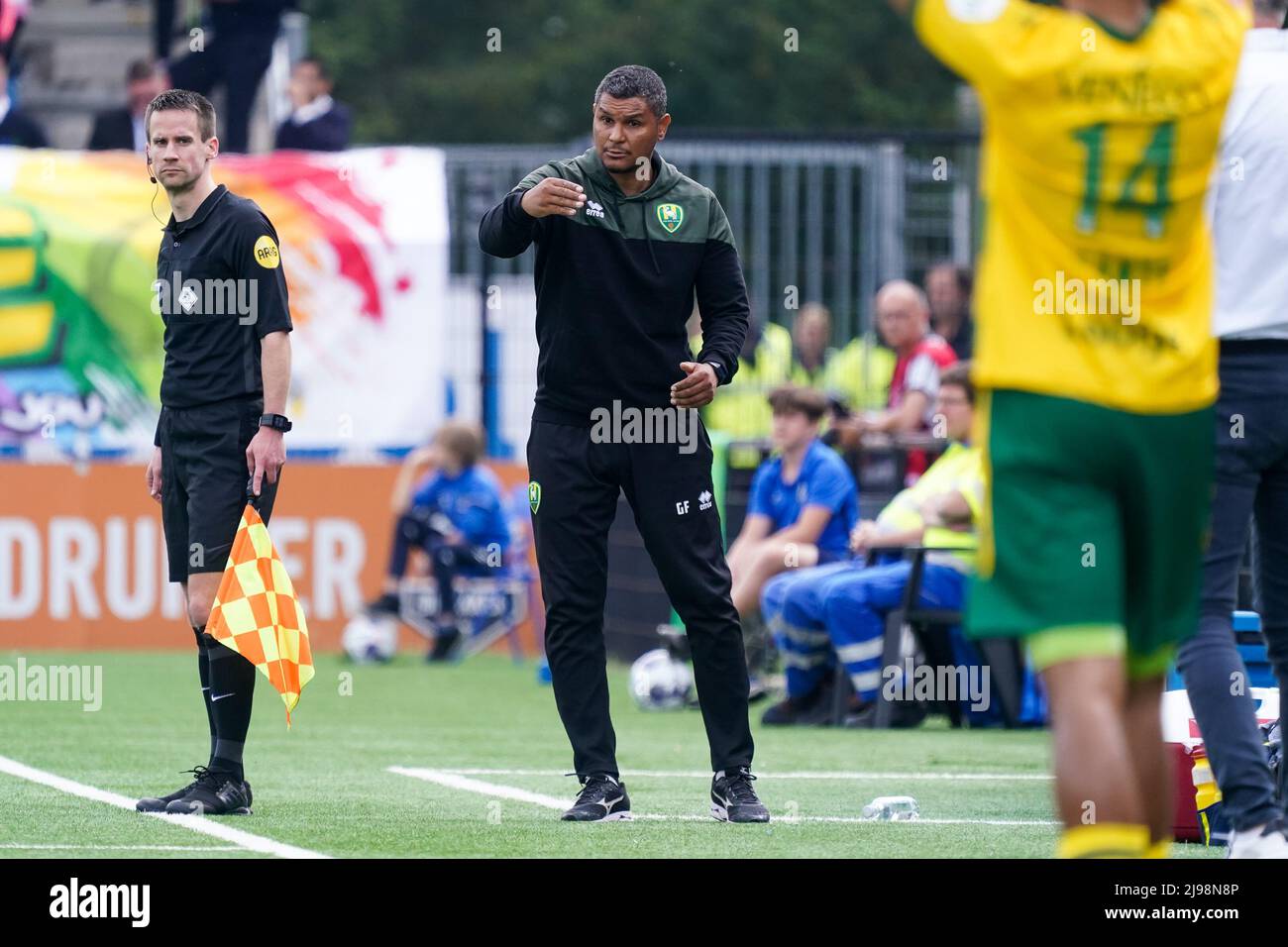 EINDHOVEN, NETHERLANDS - MAY 21: coach Giovanni Franken of ADO Den Haag ...
