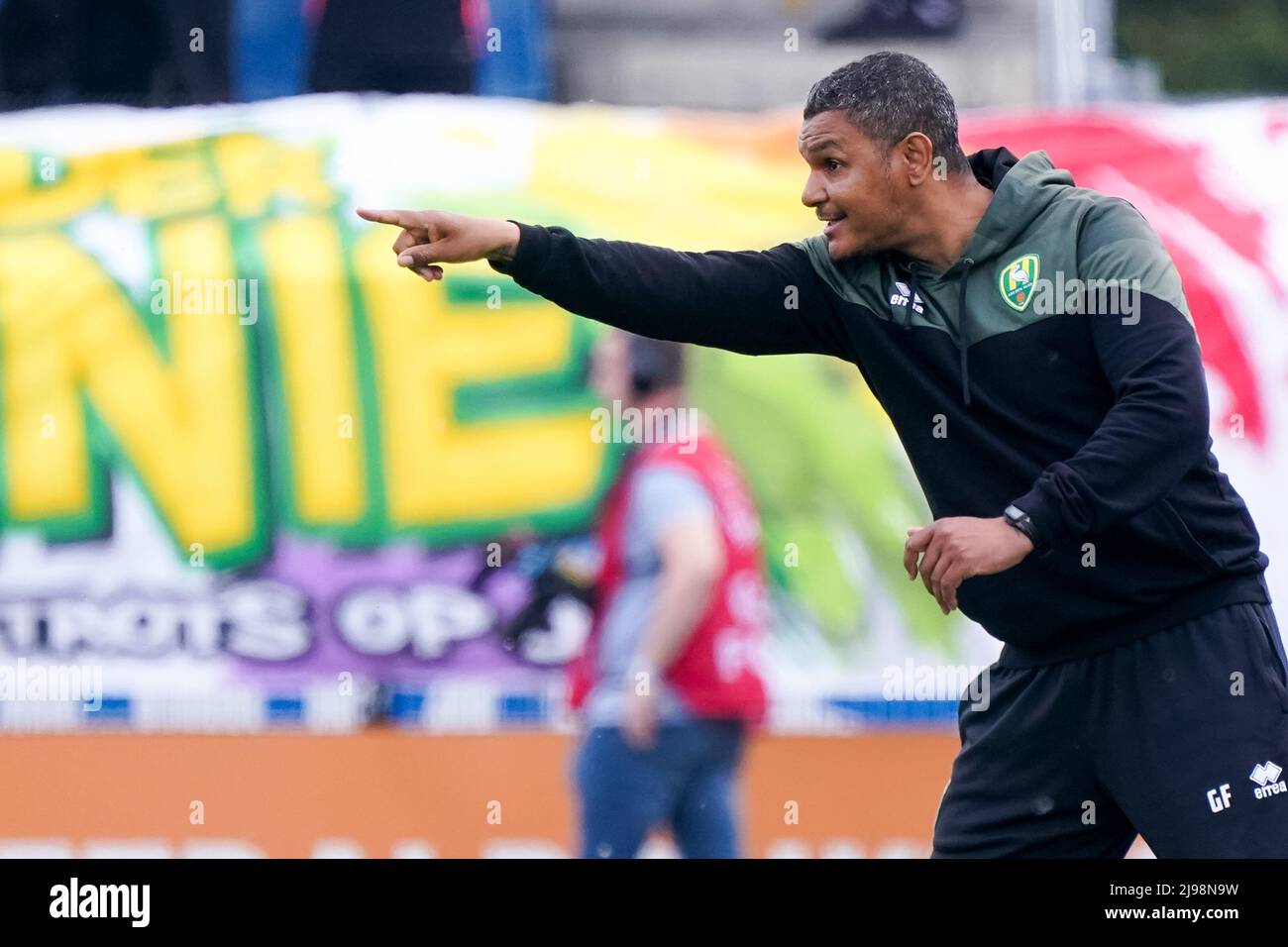 EINDHOVEN, NETHERLANDS - MAY 21: coach Giovanni Franken of ADO Den Haag ...