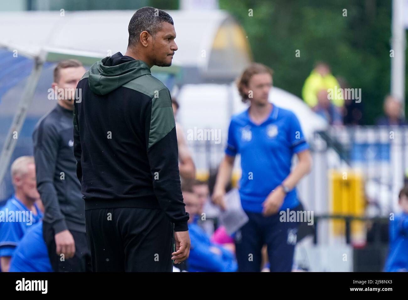 EINDHOVEN, NETHERLANDS - MAY 21: coach Giovanni Franken of ADO Den Haag ...