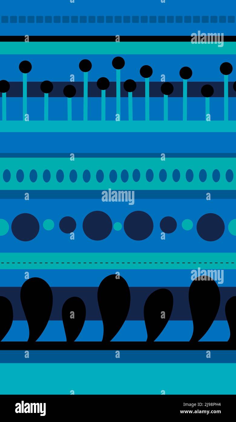 Summer geometric seamless ethnic pattern for textiles and packaging and ...