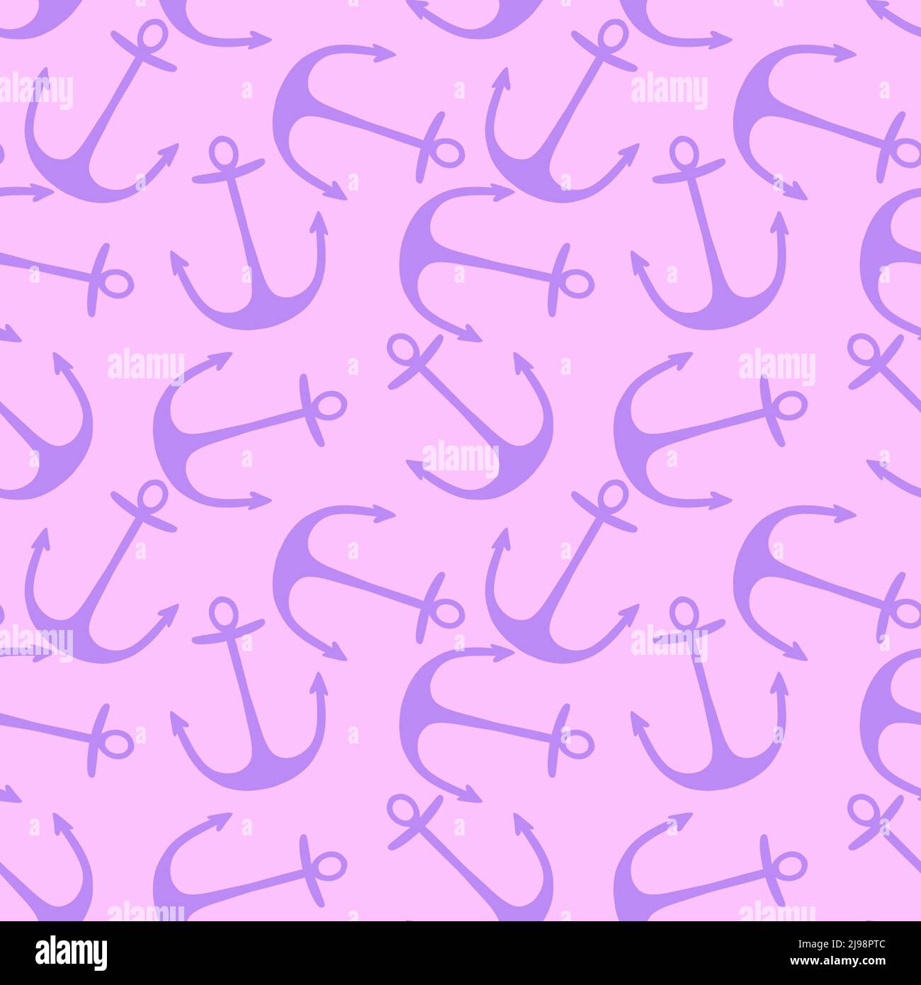 Summer seamless cartoon fish hook pattern for textiles and packaging ...