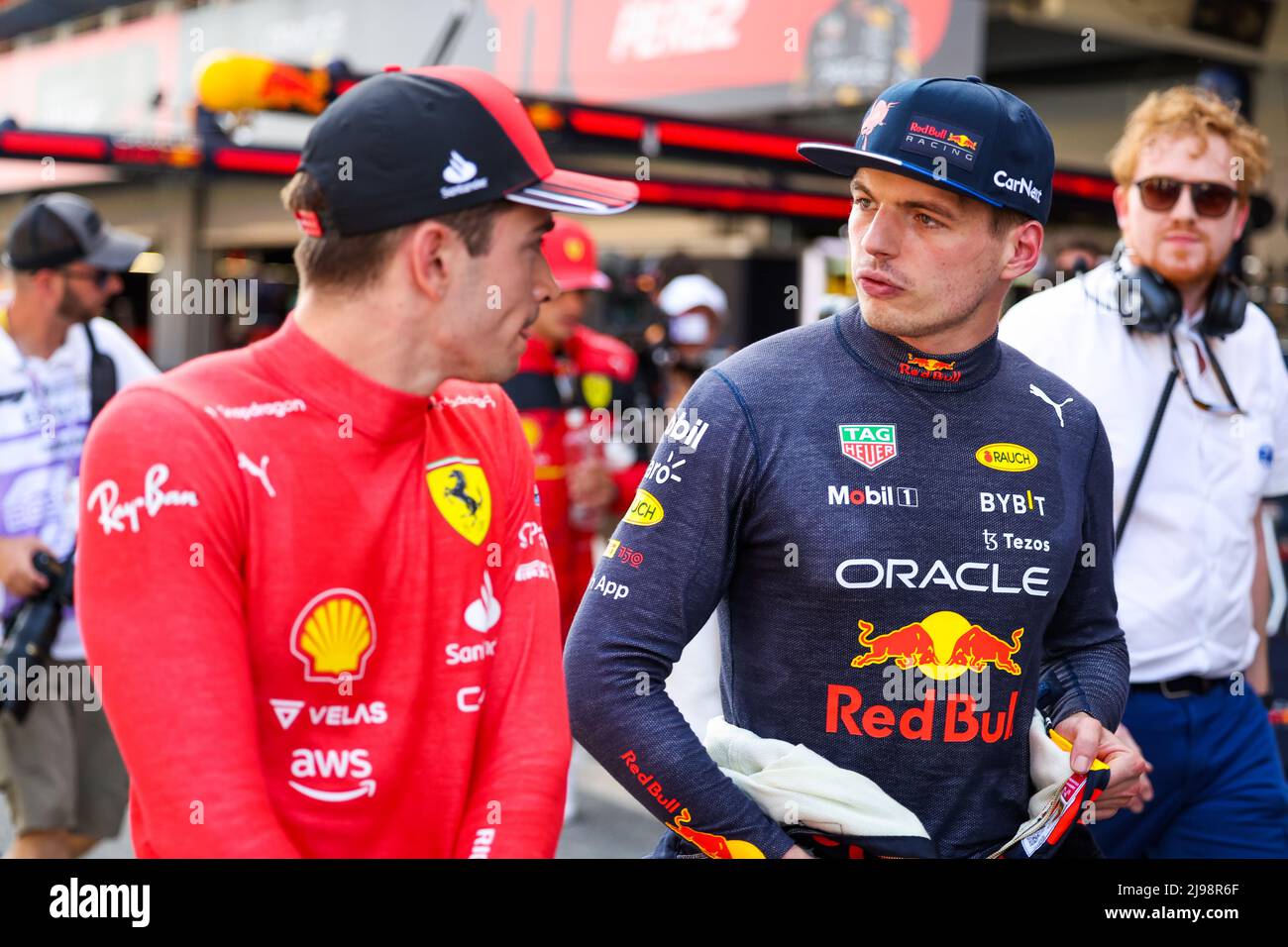 VERSTAPPEN Max (ned), Red Bull Racing RB18, LECLERC Charles (mco ...