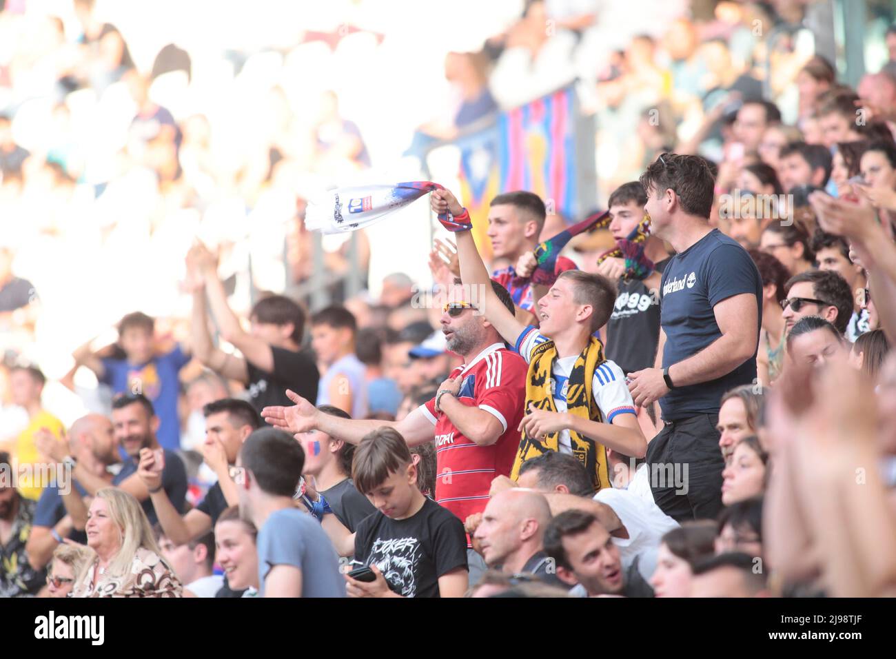 Lyon Fans during the UEFA Women's Champions League, Final football ...