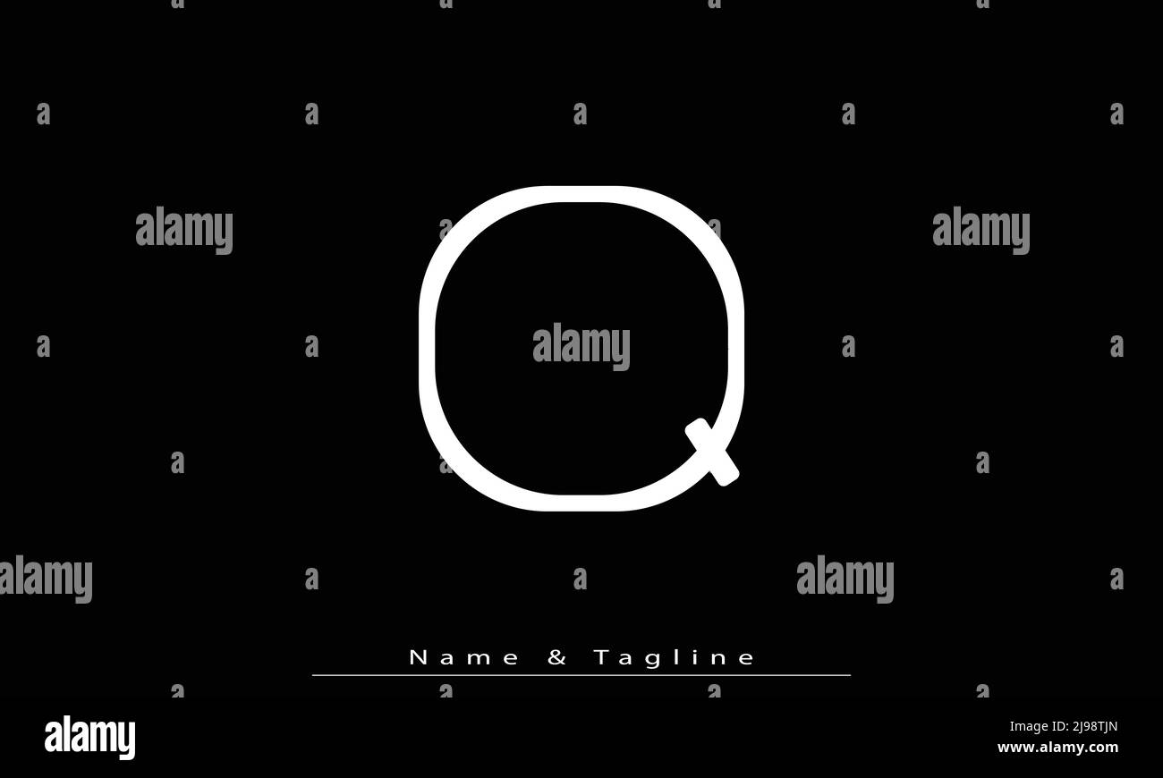 Alphabet letters Initials Monogram logo Q Stock Vector Image & Art - Alamy