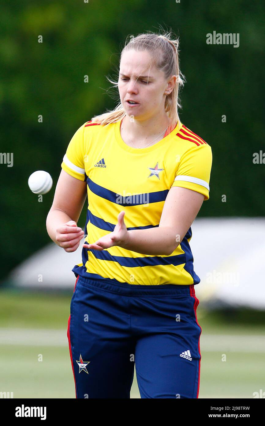 BECKENHAM ENGLAND - MAY 21 :South East Stars Freya Davies during ...