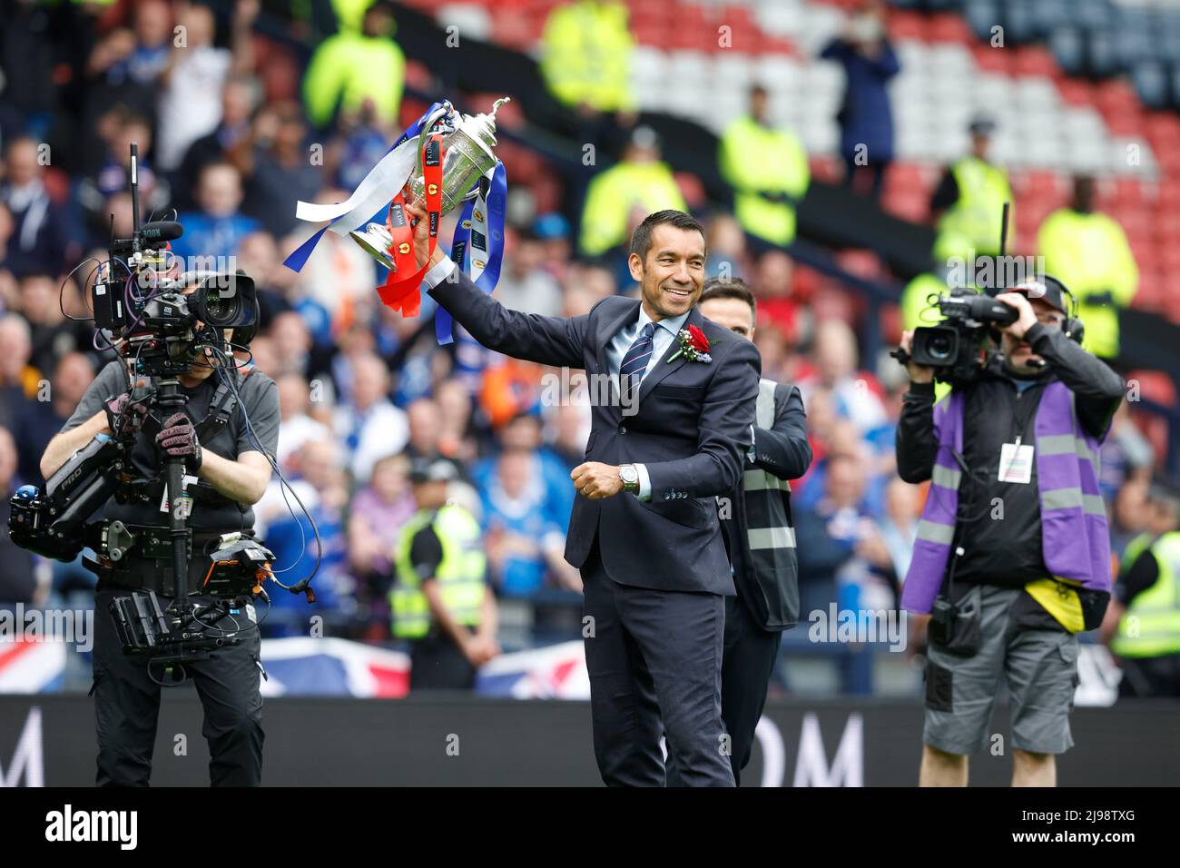 Hampden Park, Glasgow, UK. 21st May, 2022. Scottish FA Cup Final ...