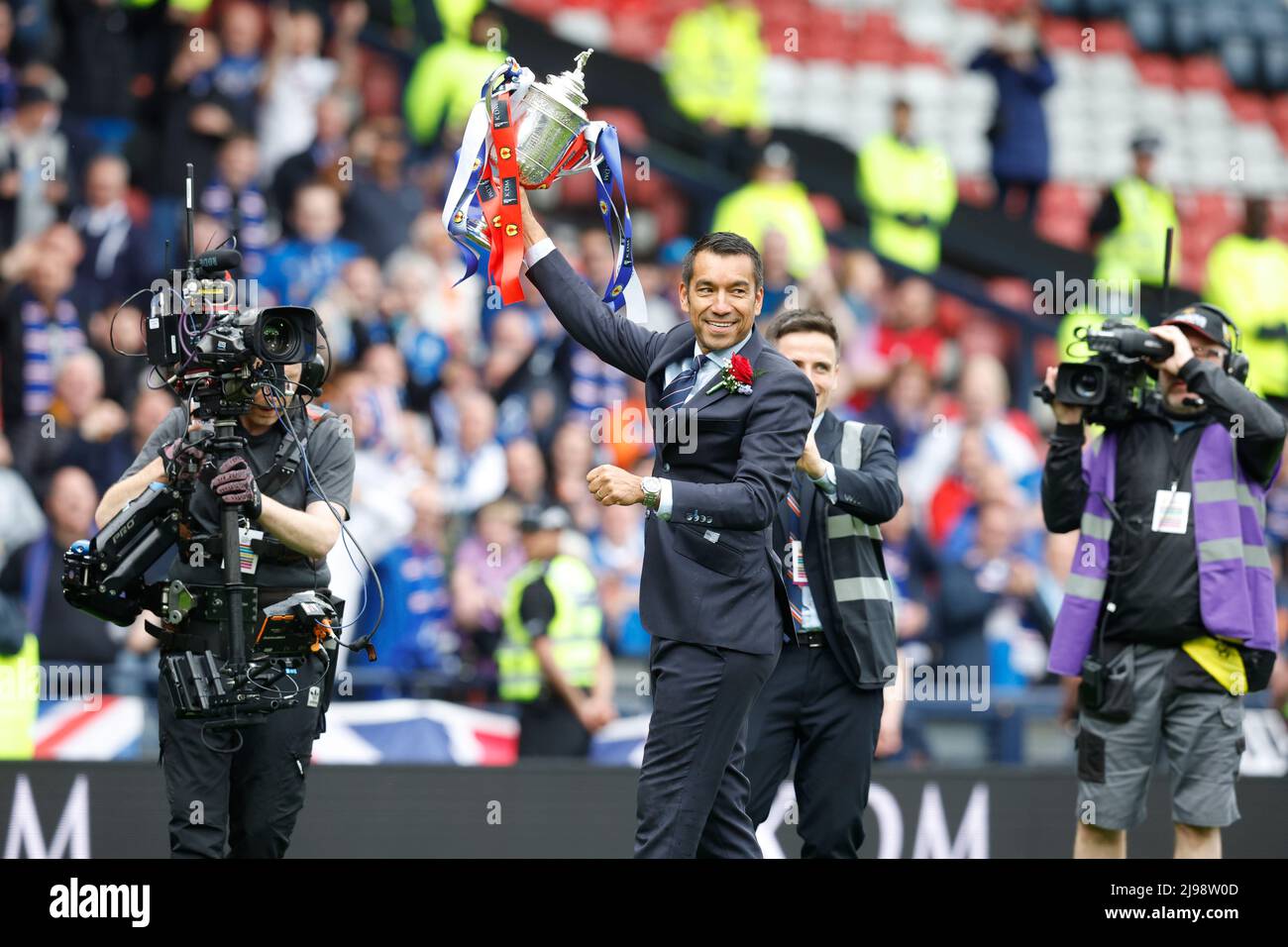 Hampden Park, Glasgow, UK. 21st May, 2022. Scottish FA Cup Final ...
