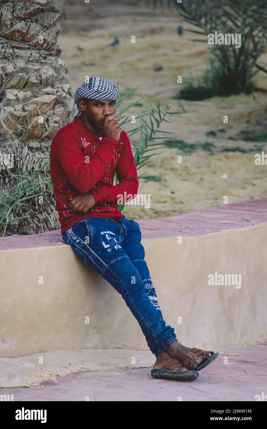 Local Egyptian People in Egyptian Siwa Oasis Stock Photo - Alamy