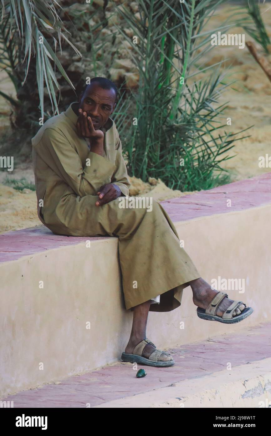 Local Egyptian People in Egyptian Siwa Oasis Stock Photo - Alamy