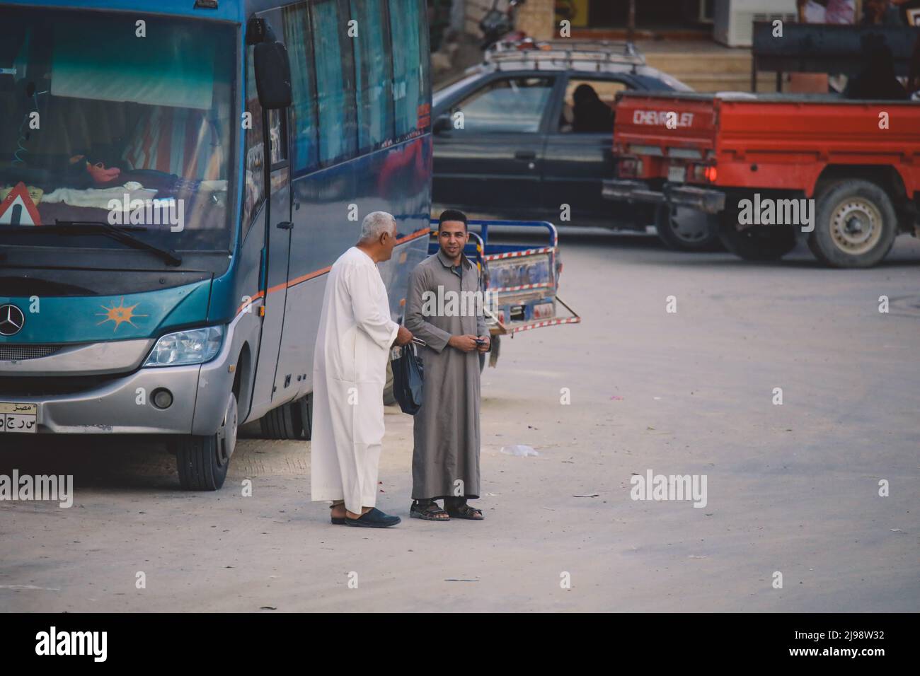 Local Egyptian People in Egyptian Siwa Oasis Stock Photo - Alamy