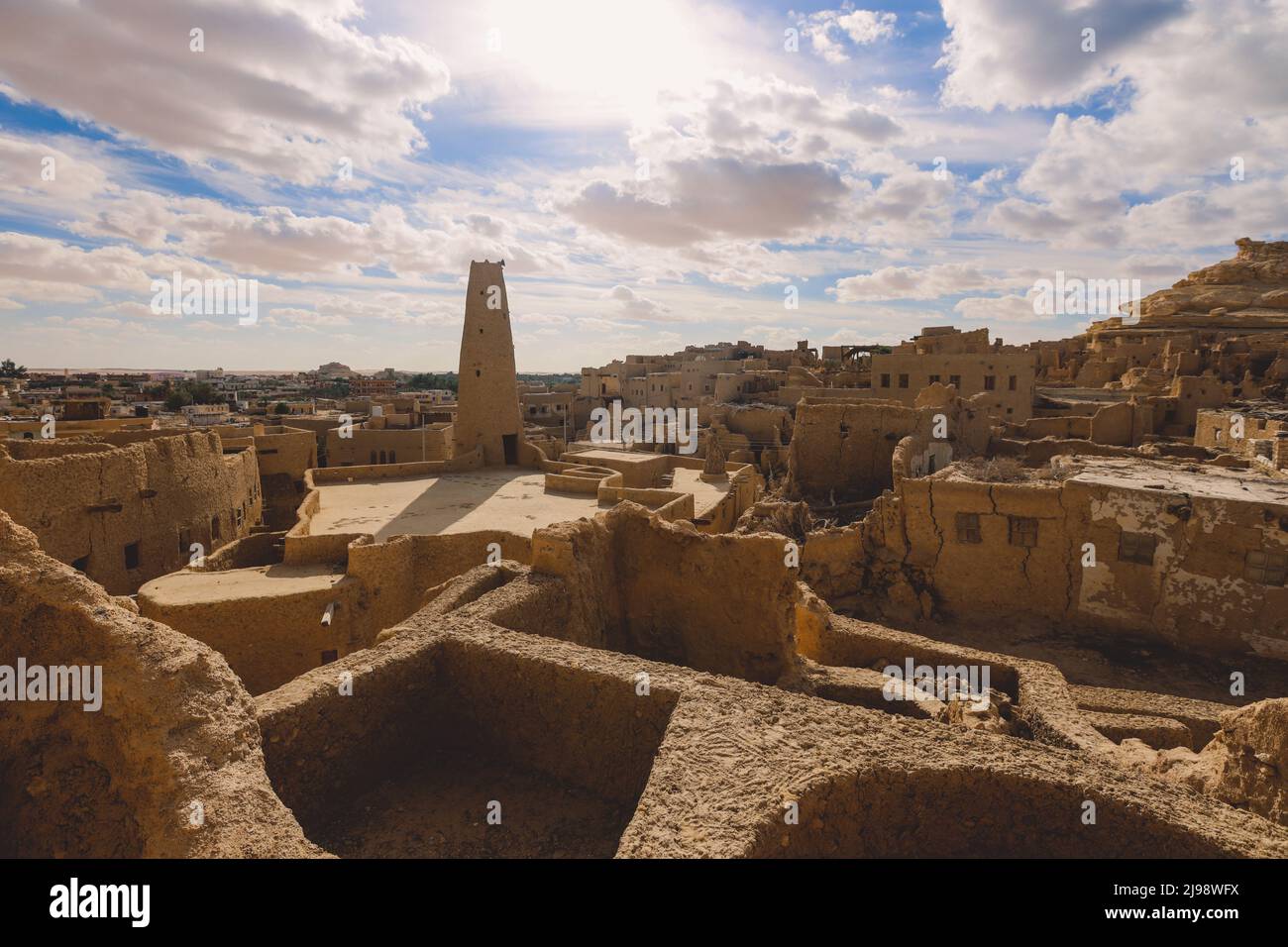 Panoramic View to the Sandstone Walls and Ancient Fortress of an Old ...