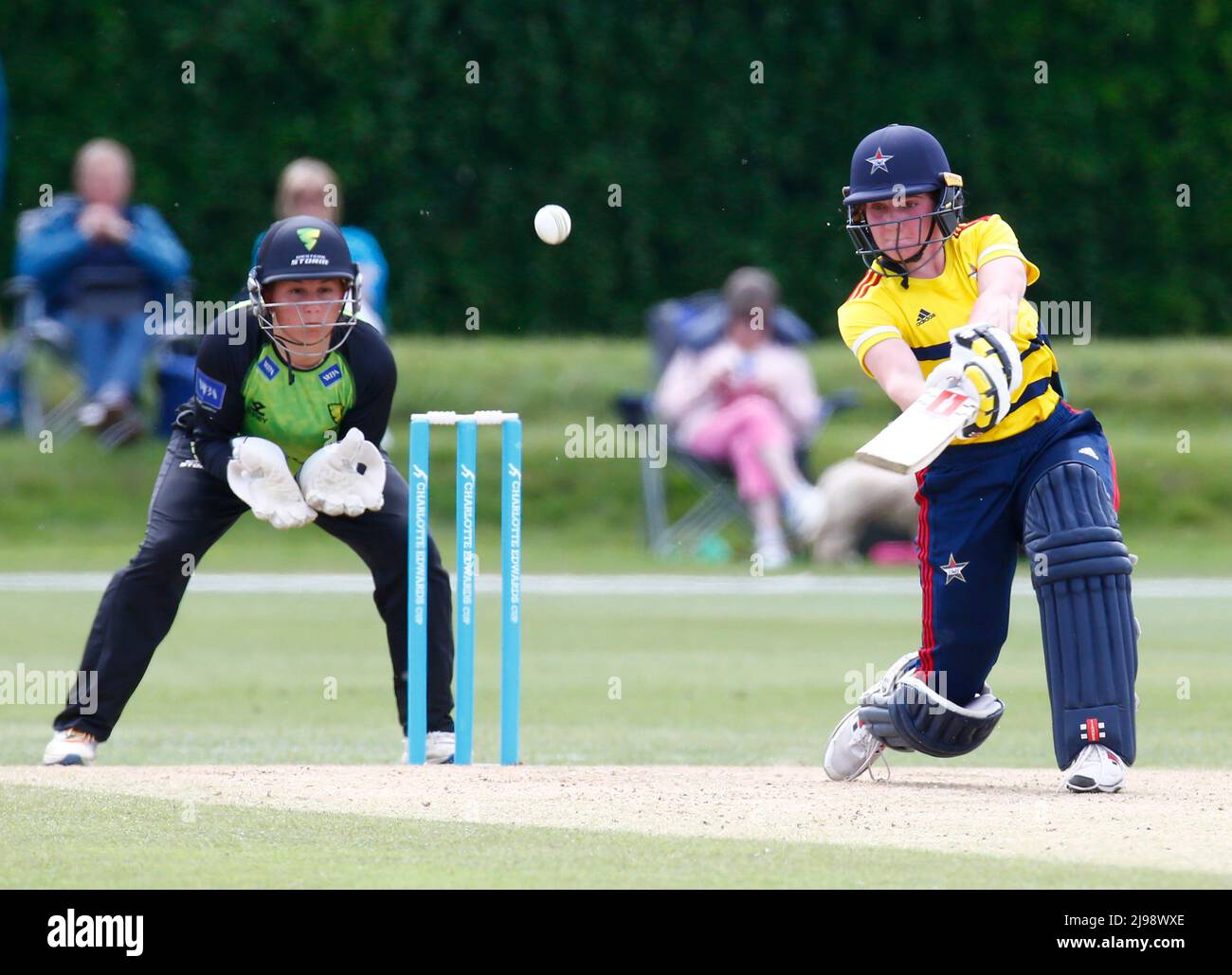 BECKENHAM ENGLAND - MAY 21 L-R Western Storm's Natasha Wraith and ...