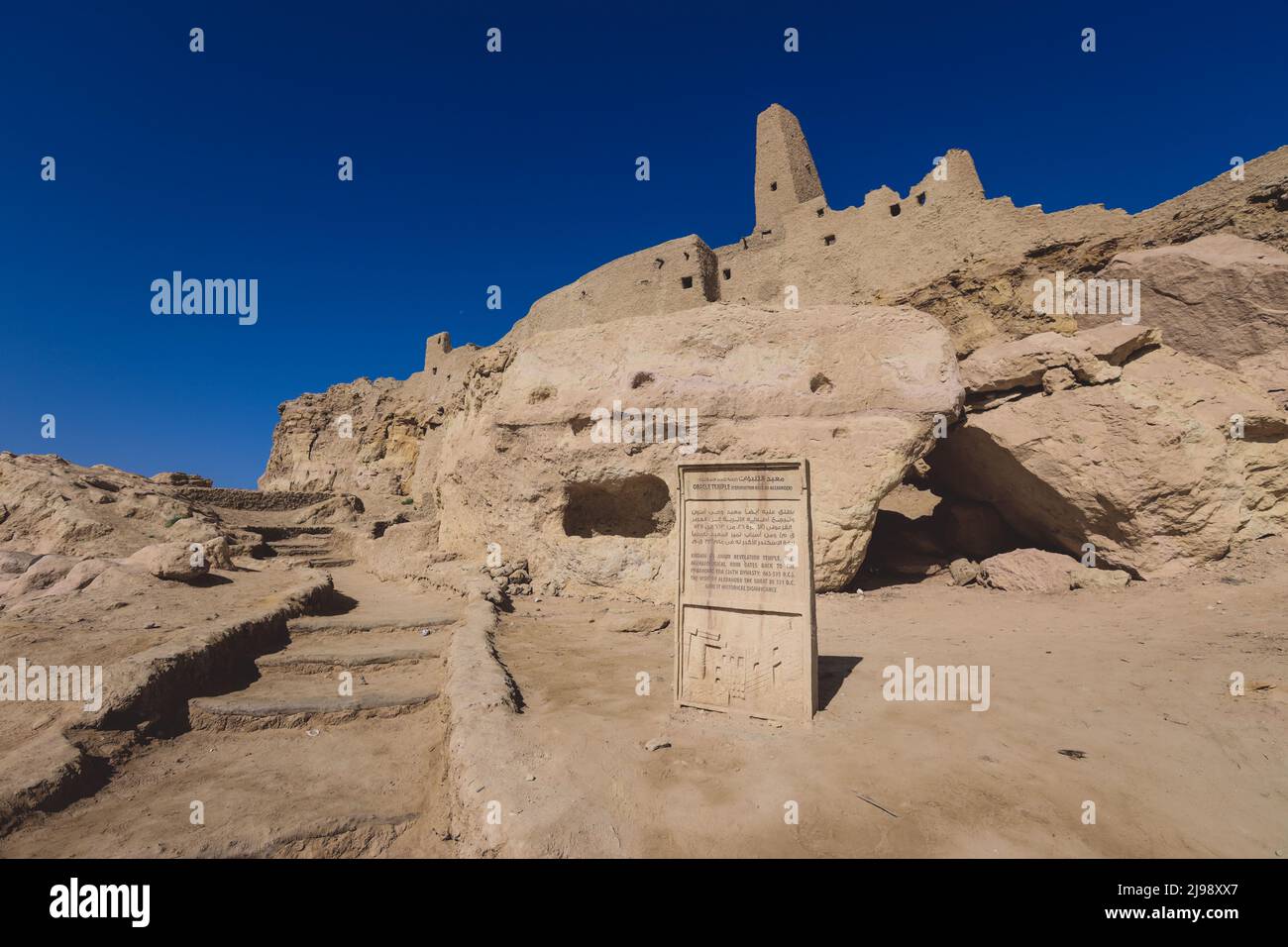 Panoramic View to the Unique and Ancient Ruins of the Temple of Amun ...