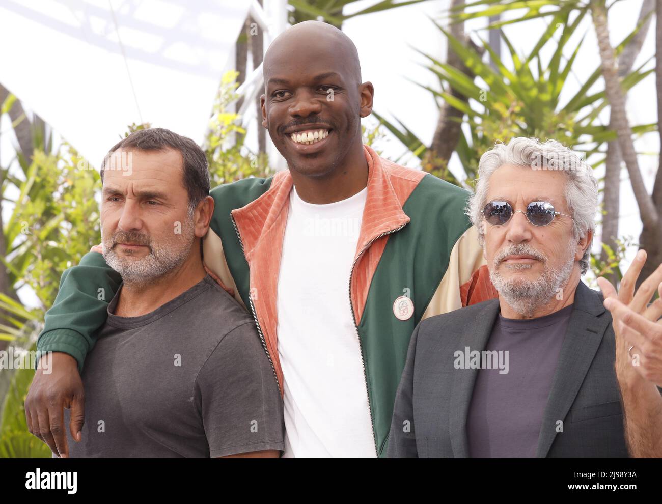 Cannes, France. 21st May, 2022. Gilles Lellouche, Jean-Pascal Zadi ...