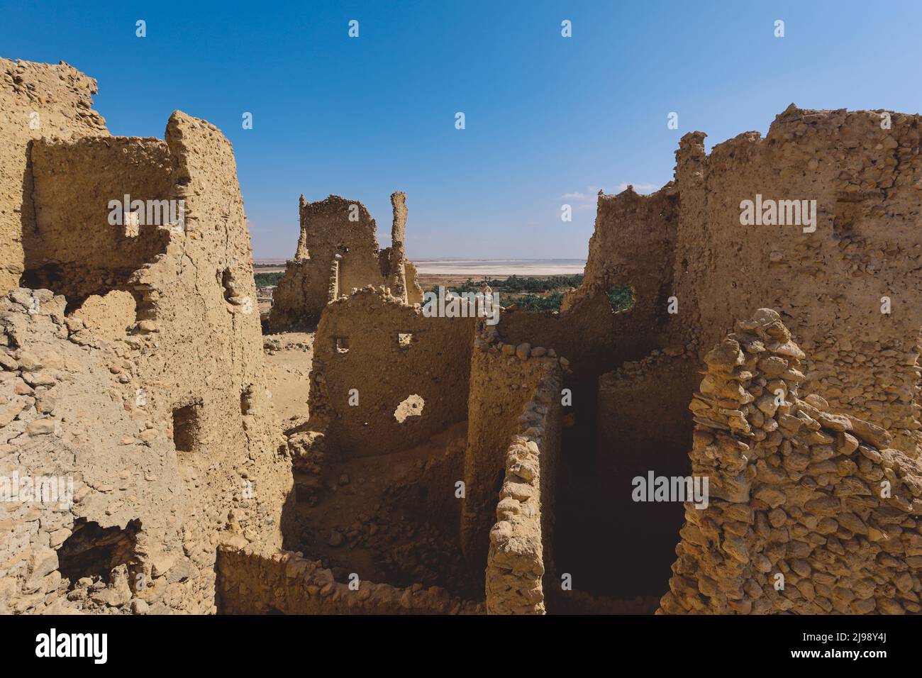 Panoramic View to the Unique and Ancient Ruins of the Temple of Amun ...