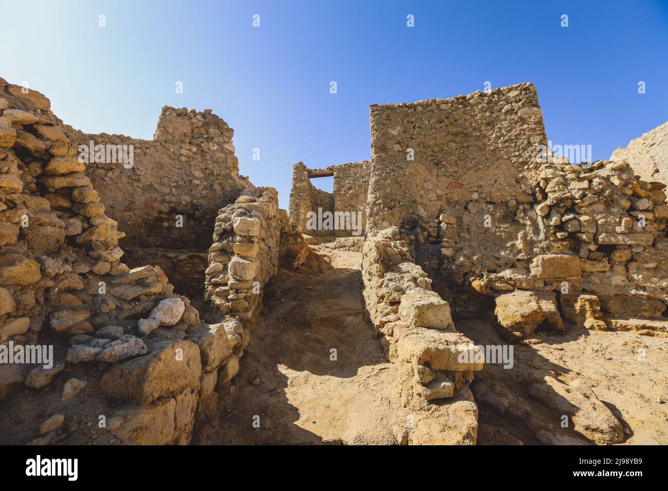 Panoramic View to the Unique and Ancient Ruins of the Temple of Amun ...